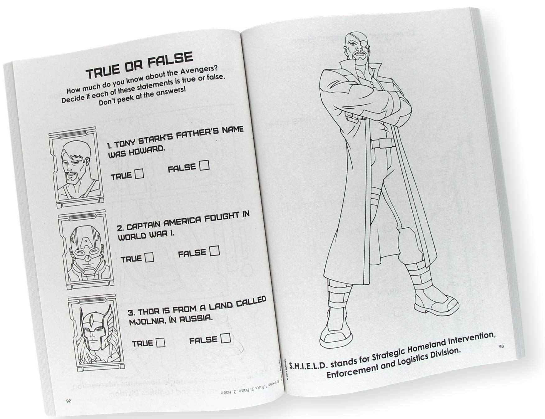 Avengers Coloring Book Set Bundle with Avengers Stickers and Superhero Door Hanger (Avengers Classic)