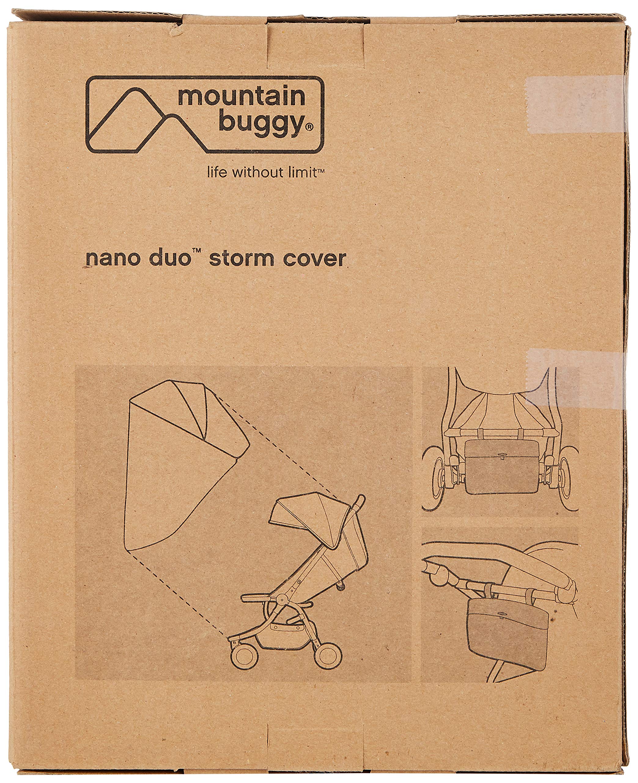 Mountain Buggy Nano Duo Storm Cover, Clear