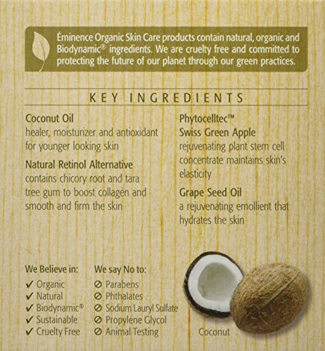 Coconut Age Corrective Moisturizer by Eminence for Unisex - 2 oz Moisturizer