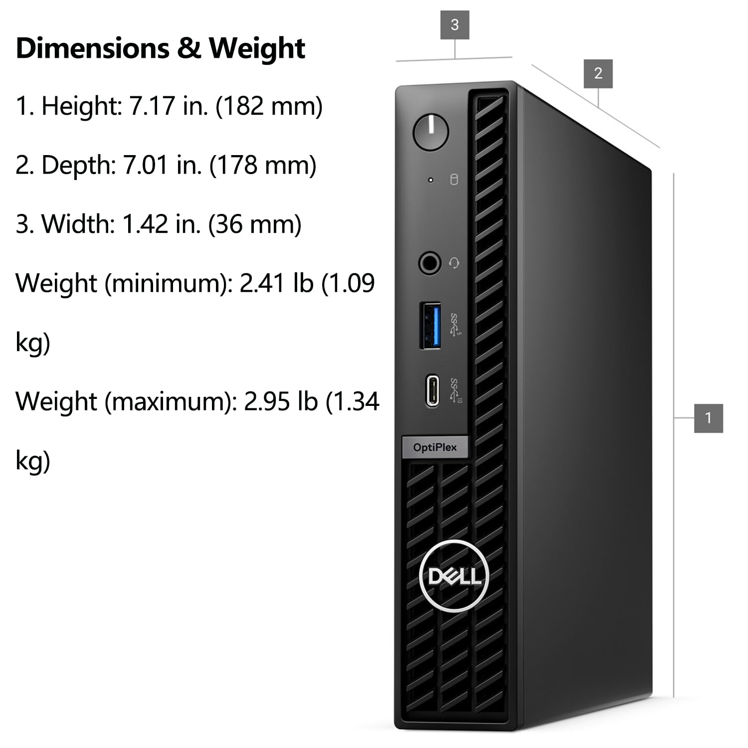 Dell Wyse D57GX 3030 Mini Desktop, 4 GB RAM, 16 GB Flash, Intel HD Graphics, Black