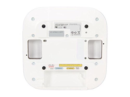 Cisco Aironet 3602I Series Access Point - AIR-CAP3602I-A-K9 (Dual-Band Radios 2.4GHz and 5GHz, Controller Required, POE)