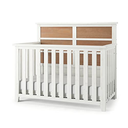 Child Craft Ocean Grove 4-in-1 Convertible Crib, Converts from Crib to Toddler Bed, Day Bed and Full Bed