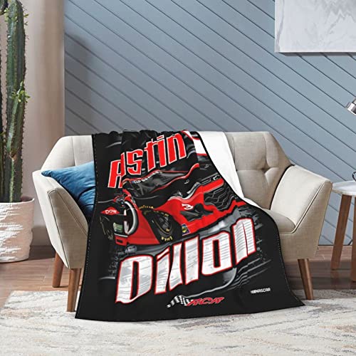 Austin Dillon 3 All Season Fleece Blanket Throw Ultra Soft Flannel Blanket Digital Printed Premium Fluffy Microfiber Fleece