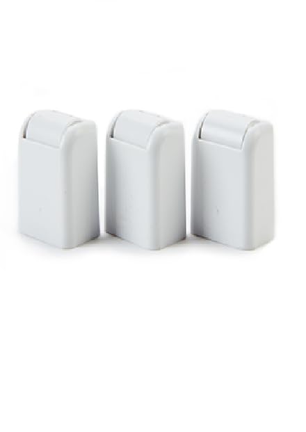 Clean + Easy Large Roller Heads for Roll-On Wax Refill, Disposable and Easy to Attach, for Easy Wax Application on Legs and Body, At-home, Self and DIY Waxing, Travel-size, 3 Roller Heads - 1 Pack