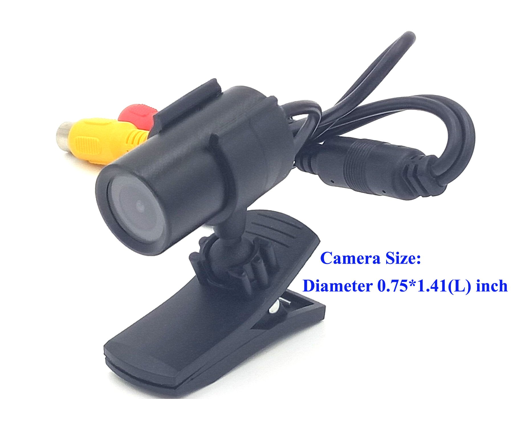 CNDST CCTV Hd Mini Bullet Security Camera 1200TVL 2.8mm Wide Angle Lens with Bracket Small Indoor Outdoor Surveillance Camera Analog Camera(DST-190CW)