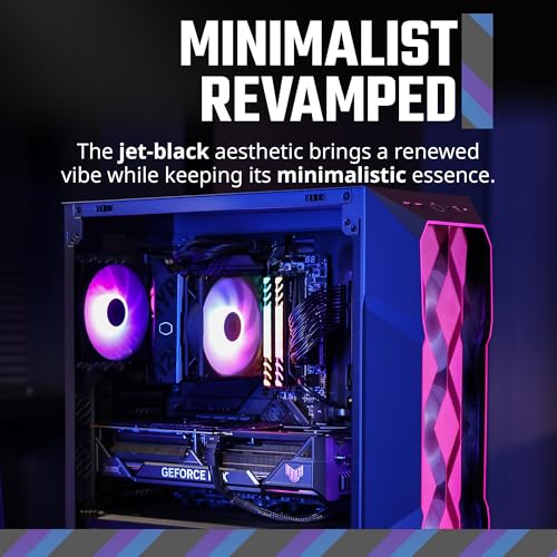 Cooler Master Hyper 212 Pro aRGB CPU Air Cooler, SickleFlow Edge 120 PWM Fan, Composite 4 Copper Heat Pipes, 152mm Tall, Sleek Top Cover, AMD Ryzen AM5|AM4, Intel LGA 1851|1700 Brackets