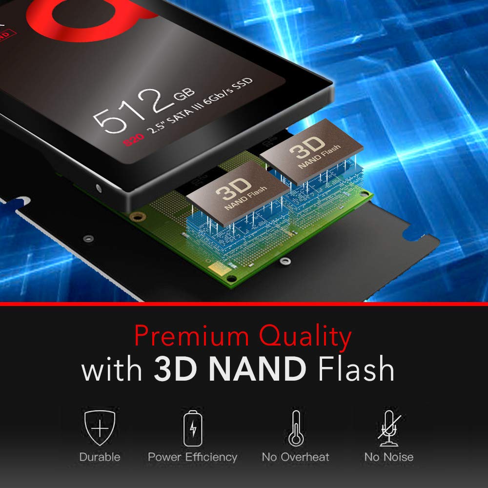 Addlink M.2 SSD 1TB N50 up to 2500MB/s PCIe Gen 3x4 NVMe 3D TLC NAND Read 2,500 MB/s Write 2,100MB/s M.2 2280 Internal Solid State Drive