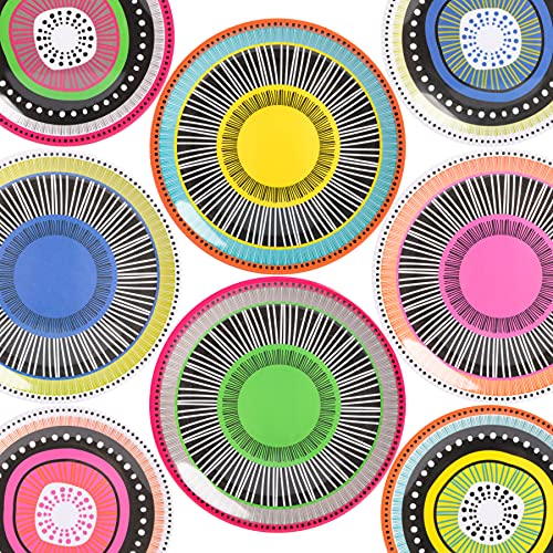 Gibson Home Almira Melamine Dinnerware, Assorted, Service for Four (12pcs)