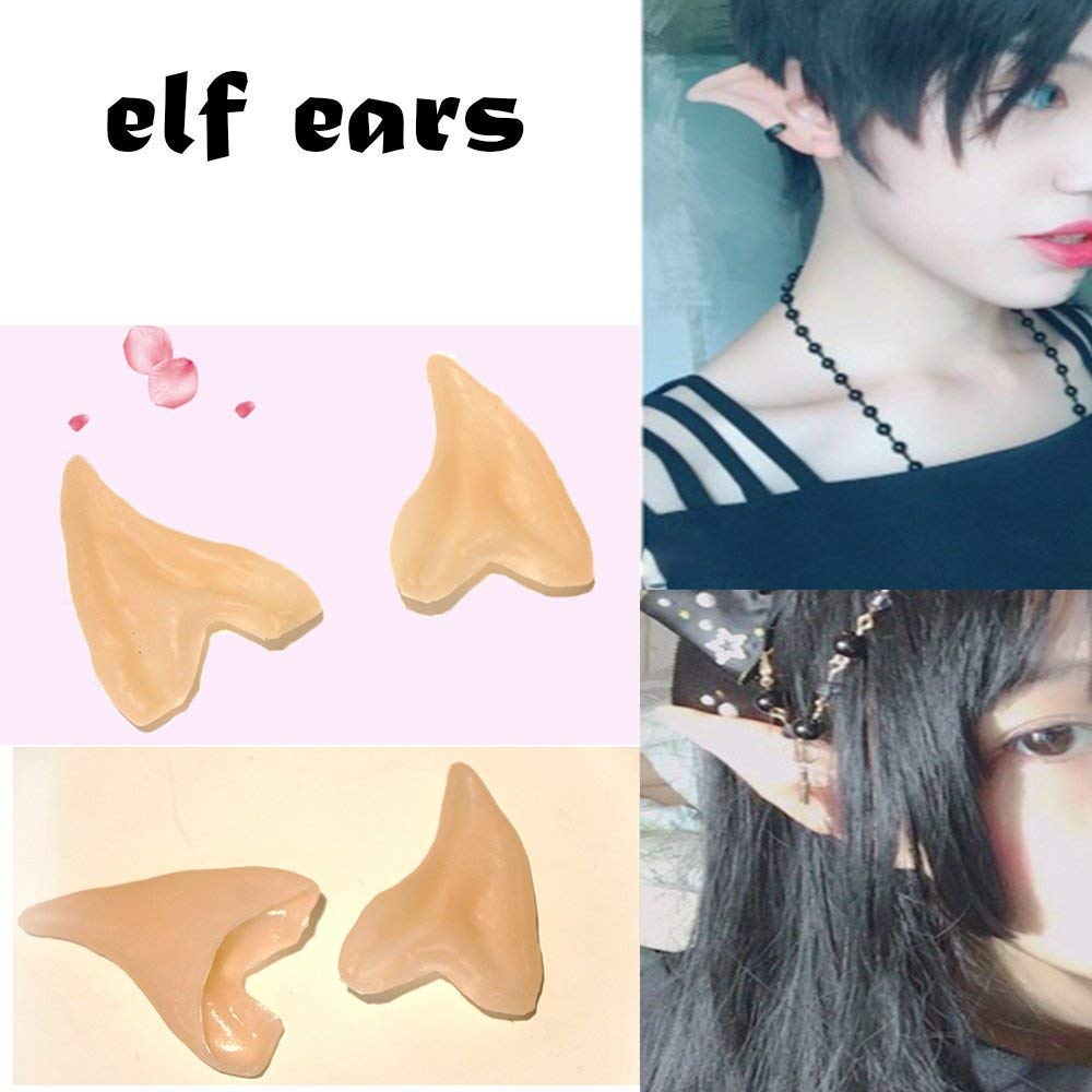 6 Pair Fairy Pixie Elf Ears for Halloween Christmas Cosplay by Kbraveo