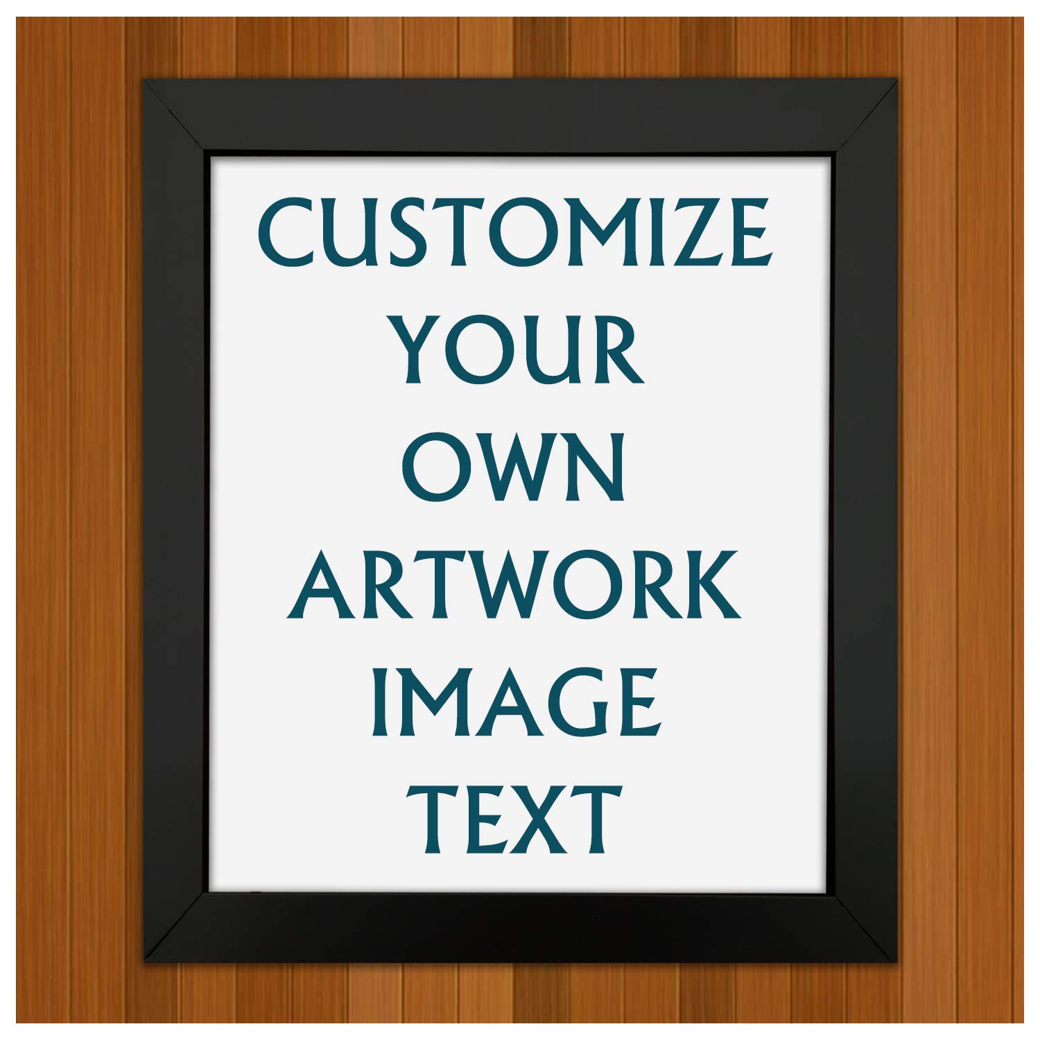 BannerBuzz Snap Poster Frame, Aluminum Profile Front Loading Wall Mount Clip Picture Frame, Open Snap Frame for Indoor Outdoor Poster Display (18" X 24", Black)