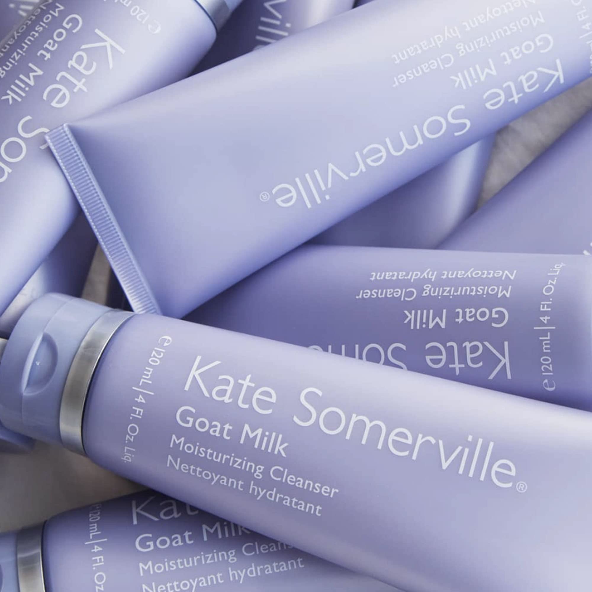 Kate Somerville Goat Milk Moisturizing Cleanser, Gentle Daily Face Wash, Relieves Dry Skin & Tightness, 4 Fl Oz