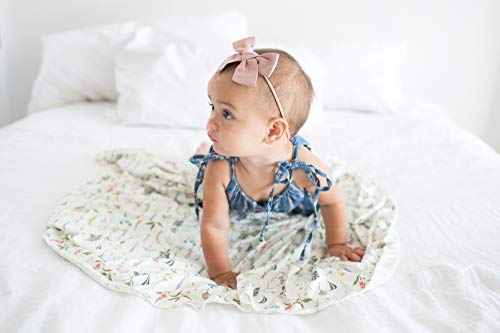 Copper Pearl Large Premium Knit Baby Swaddle Receiving Blanket Aspen