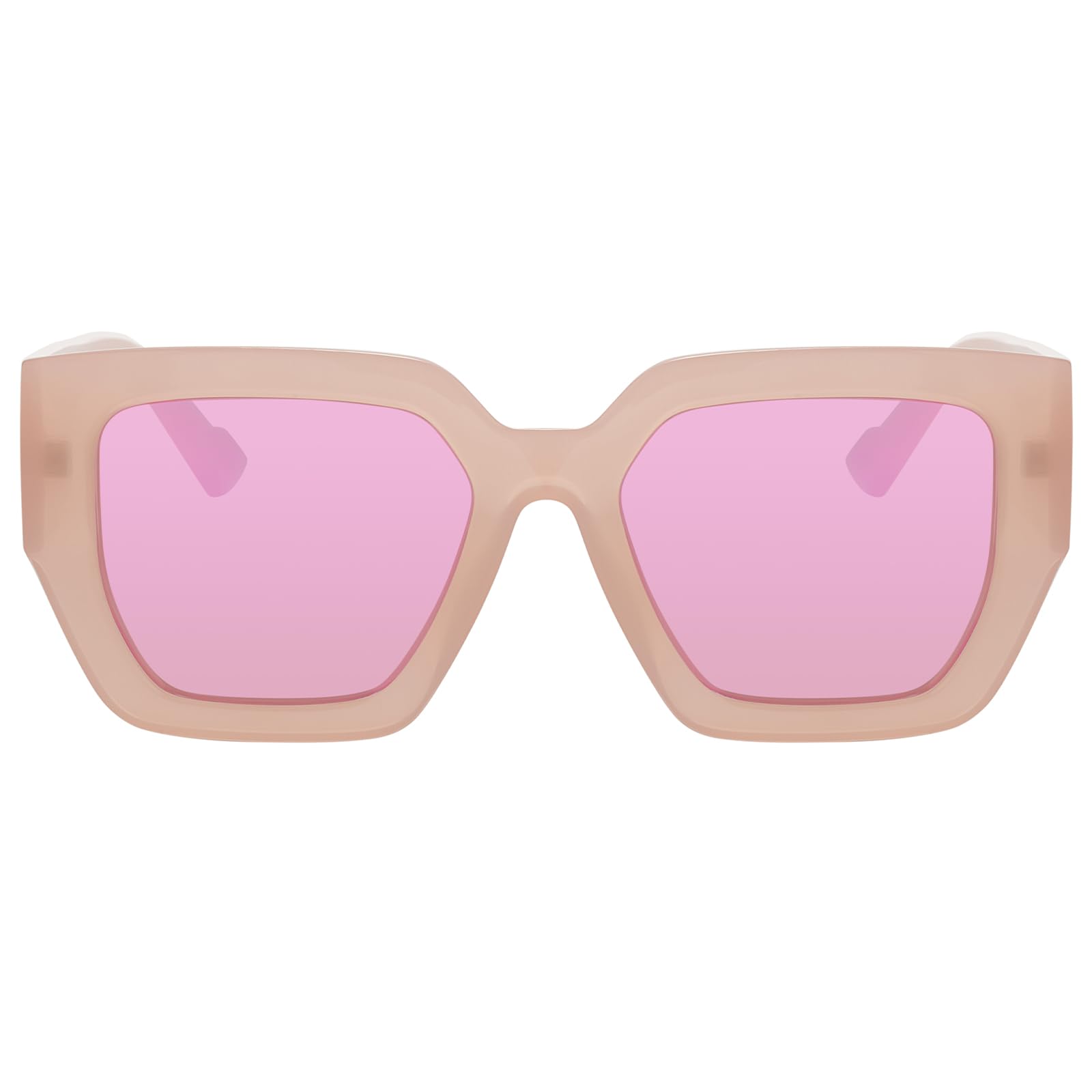 Oversized Square Polarized Sunglasses for Women Trendy Classic Retro Large Frame Black Sunglasses Ladies Shades UV400 Protection