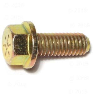 Hard-to-Find Fastener 014973240226 Grade 8 Coarse Hex Flange Bolts, 3/8-16 x 1, Piece-50