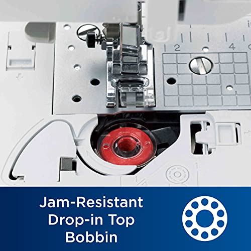 Brother Sewing and Quilting Machine, Computerized, 165 Built-in Stitches, LCD Display, Wide Table, 8 Included Presser Feet, white (Renewed)