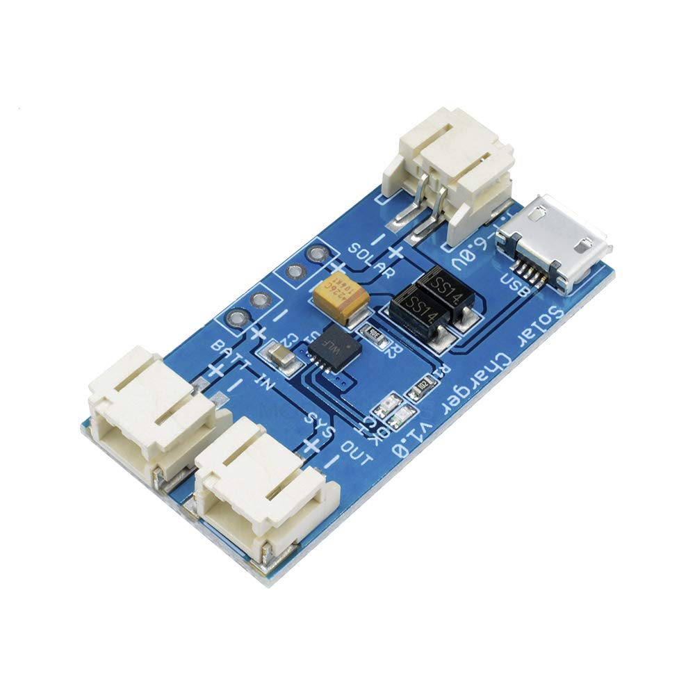 HiLetgo 2pcs CN3065 Mini Solar Lipo Charger Board Lithium Battery Charge Chip Micro USB DIY Outdoor Application Kit Charging Board Module