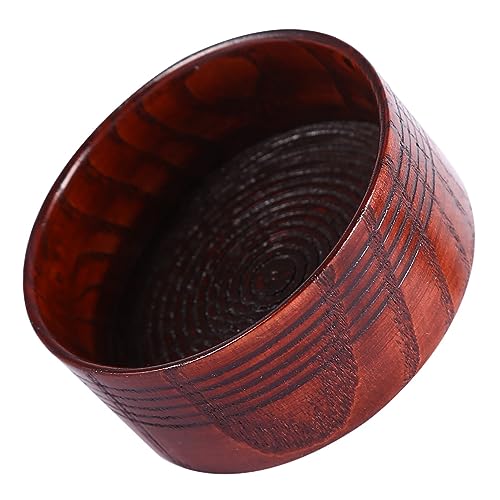 Akozon Shaving Mug, shaving bowl, Wooden Shaving Soap Bowl Cup Mug beard soap assembly proraso Man Shaver Razor Cleansing Foam Round owl Tool For