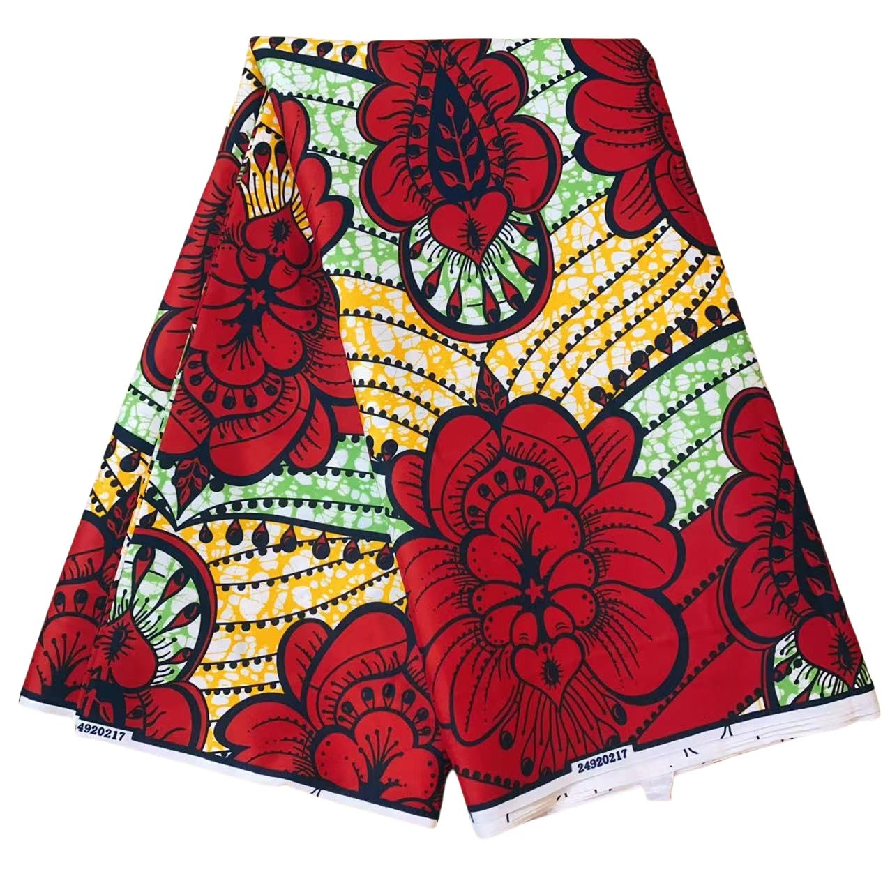 African Fabric 6Yards/1pc Ankara Fabric Tribal Print Polyester Fabric for Party Dress