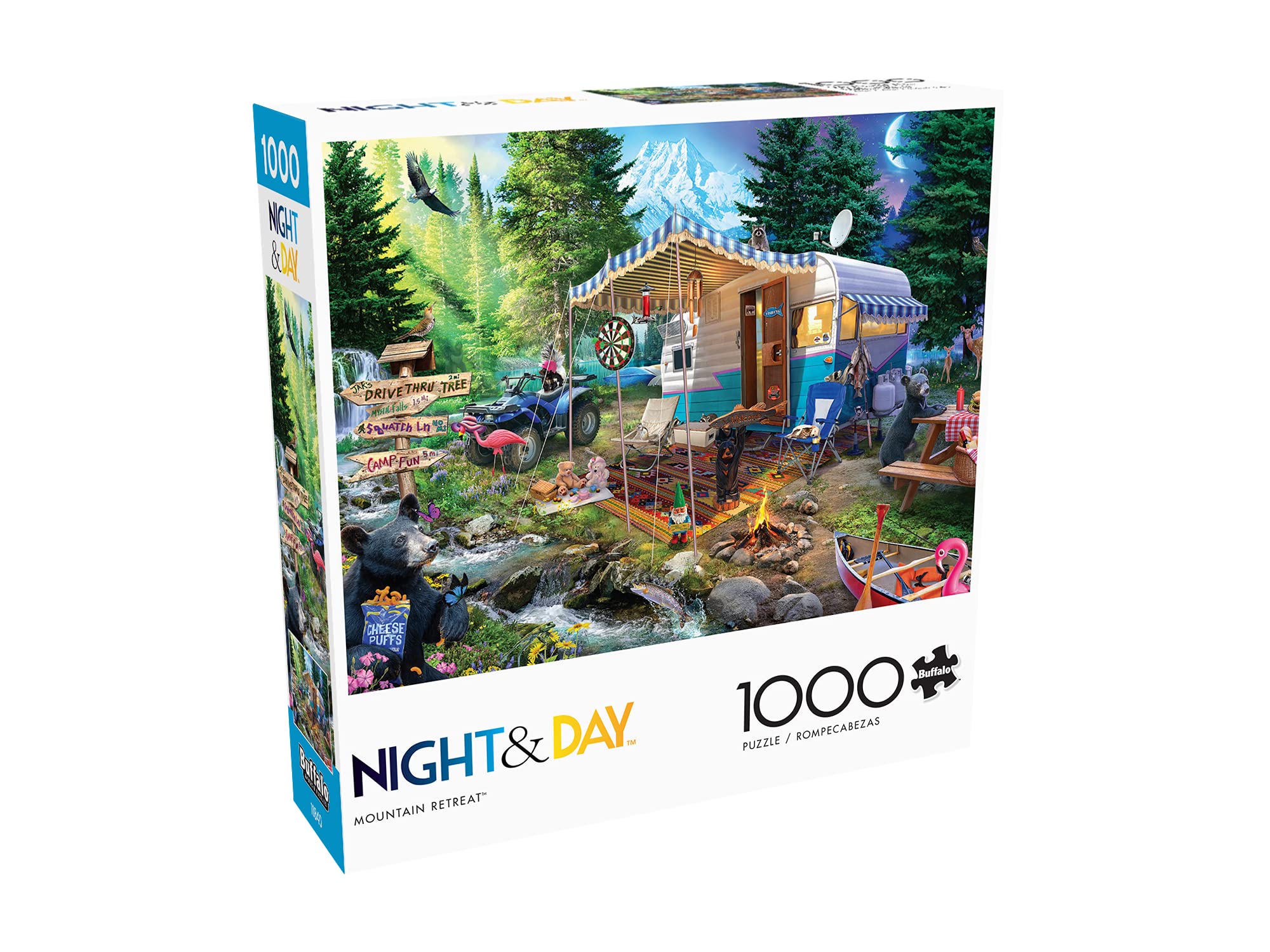 Buffalo Games - Jeff Haynie - Mountain Retreat - 1000 Piece Jigsaw Puzzle For Adults - High Quality Challenging Puzzle Perfect for Game Nights - Finished Puzzle Size is 26.75 x 19.75