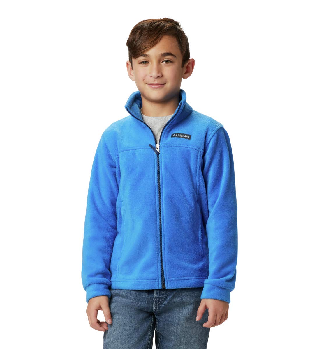 Columbia Toddler Boys Steens Mt II Fleece, Super Blue, 2T