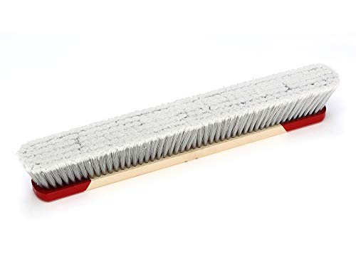 Harper 2224P1 Premium Indoor Smooth-Surface Hardwood 24 in. Push Broom, Brown