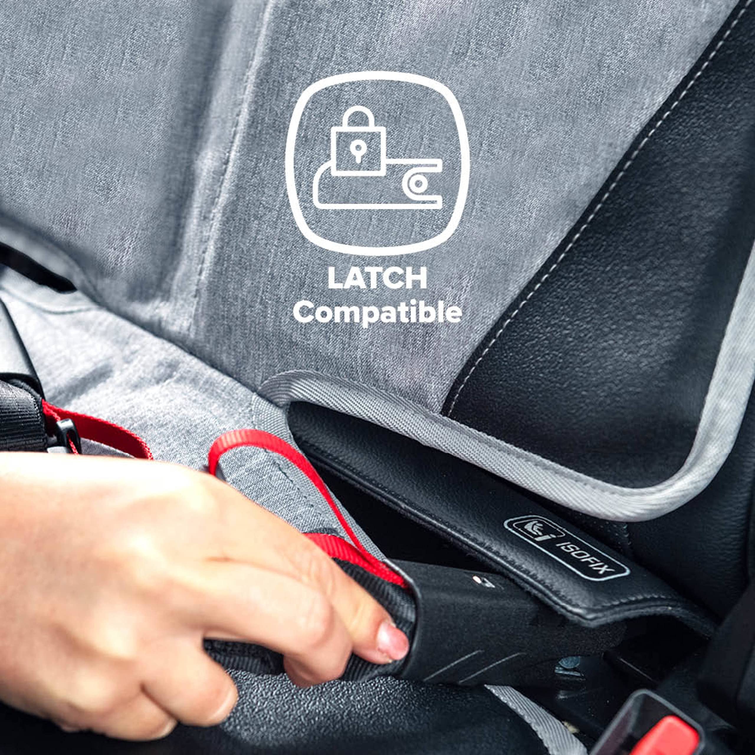 Diono Ultra Mat and Heat Sun Shield Complete Back Seat Upholstery Protection with Integrated Heatshield, Crash Tested, Water Resistant Protection, Durable, Anti-Slip, 3 Mesh Storage Pockets