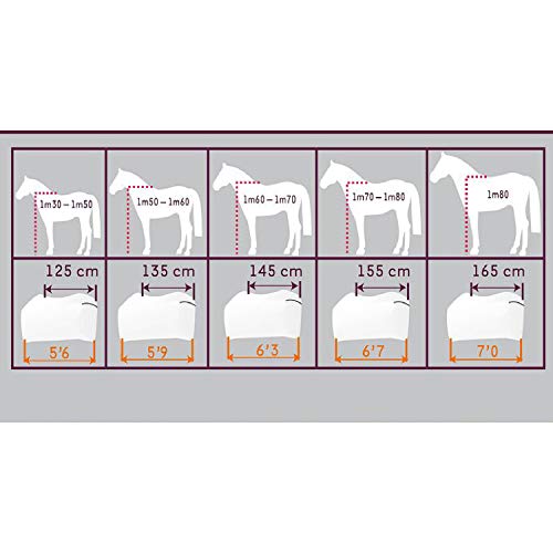 LOVEPET High-end Extra-Thick Windproof and Rainproof Winter Horse Blanket, 600D Oxford Cloth, Filled with 320g Cotton