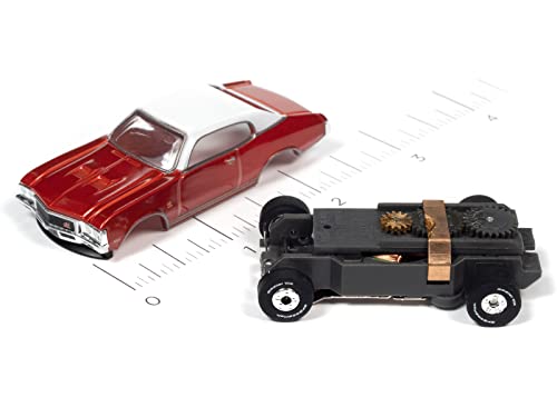 Auto World Thunderjet Cars N Coffee 1972 Buick GS (red) HO Scale Slot Car