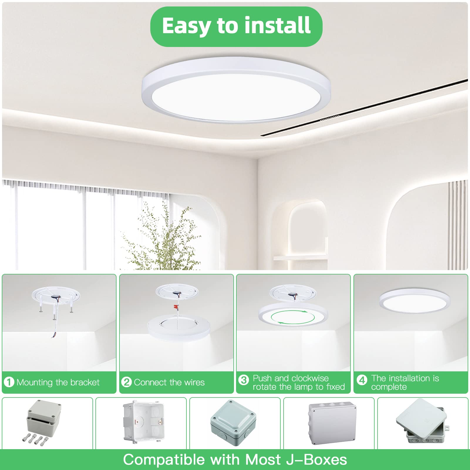 ACODA Flush lamp shades set of 2