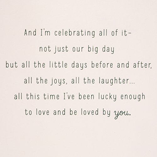 Hallmark Our Anniversary Card celebrating us Love), celebrating us (499RZB1025)