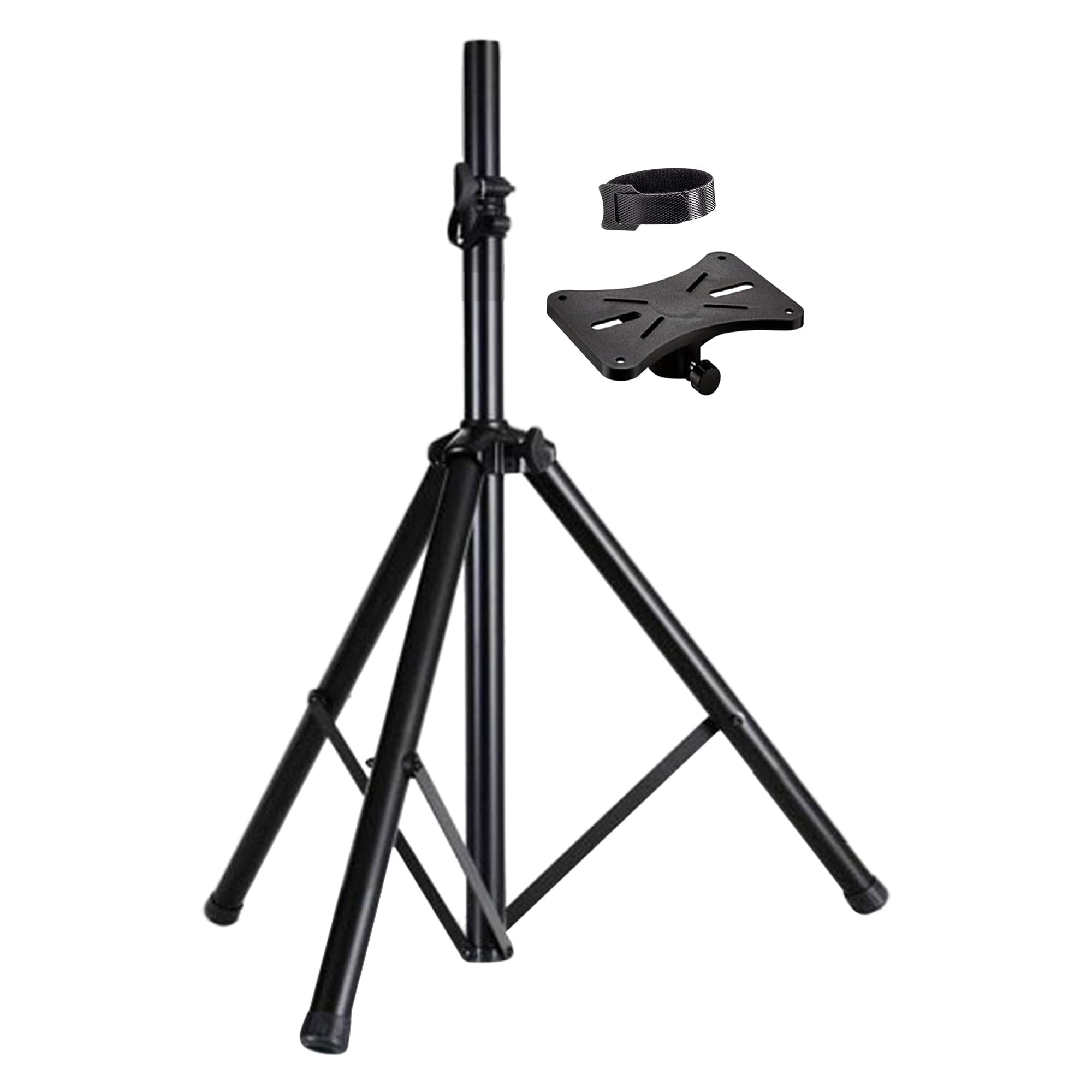 5 Core Speaker Stand Tripod Floor Adjustable Up to 60 Inch DJ Studio Monitor Stands Pole Mount - SS HD 1PK 5FT