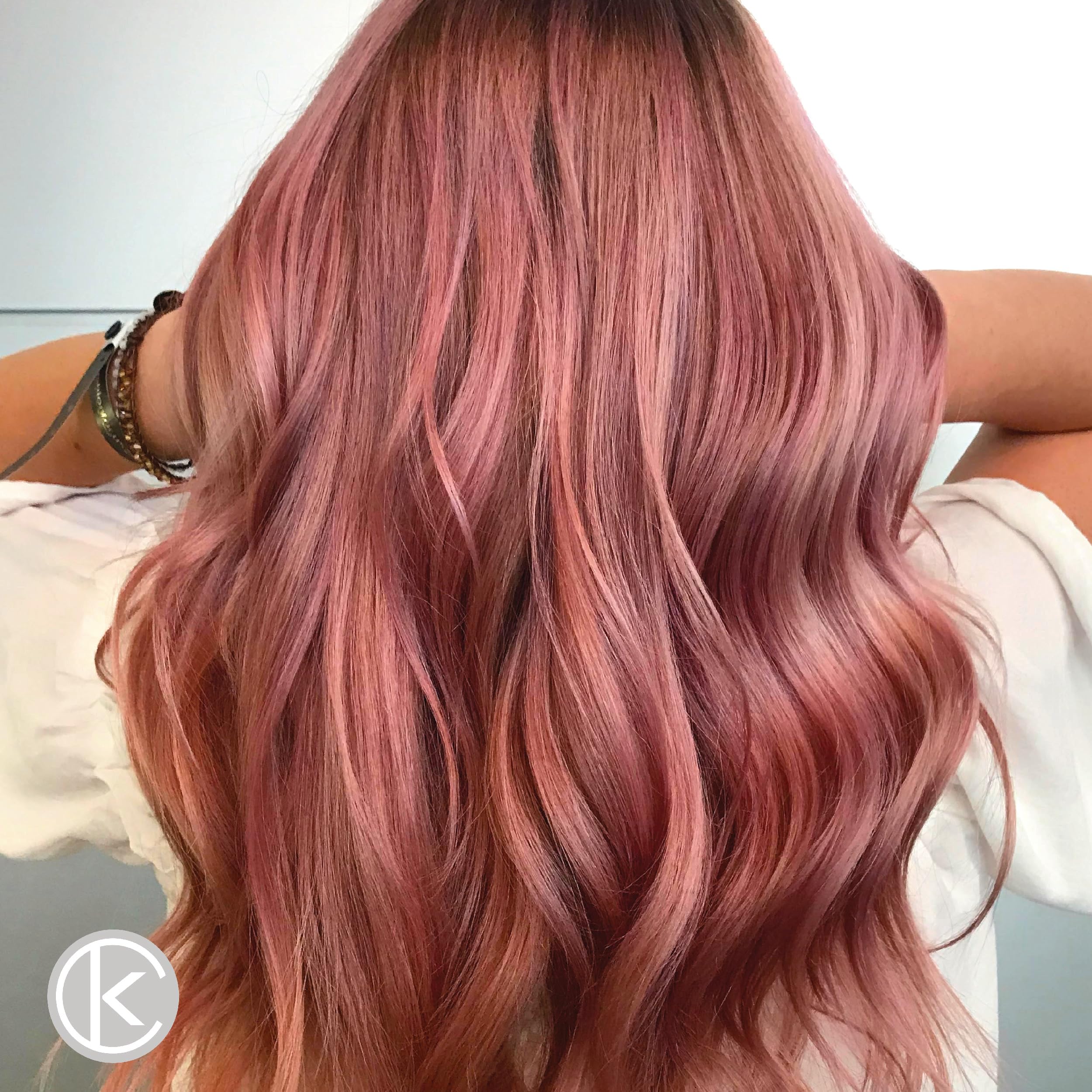 Keracolor Clenditioner ROSE GOLD Hair Dye - Semi Permanent Hair Color Depositing Conditioner, Cruelty-free, 12 Fl. Oz.