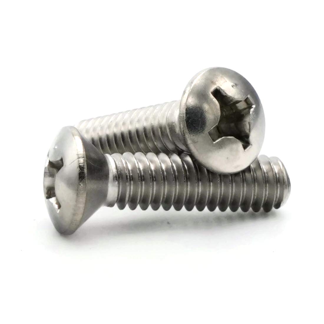 Phillips Oval Head Machine Screws 316 Stainless Steel - 5/16"-18 x 1-1/2" Qty 100