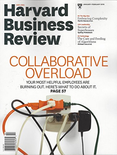 HARVARD BUSINESS REVIEW JANUARY/FEBRUARY 2016 [Single Issue Magazine]