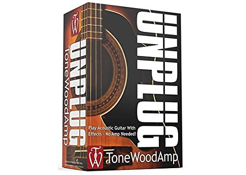 Acoustic Effects- No Amp Required! ToneWoodAmp SOLO + Pickup Bundle for non-electric acoustic guitars (Includes a pickup) (Right Handed, Nylon String)