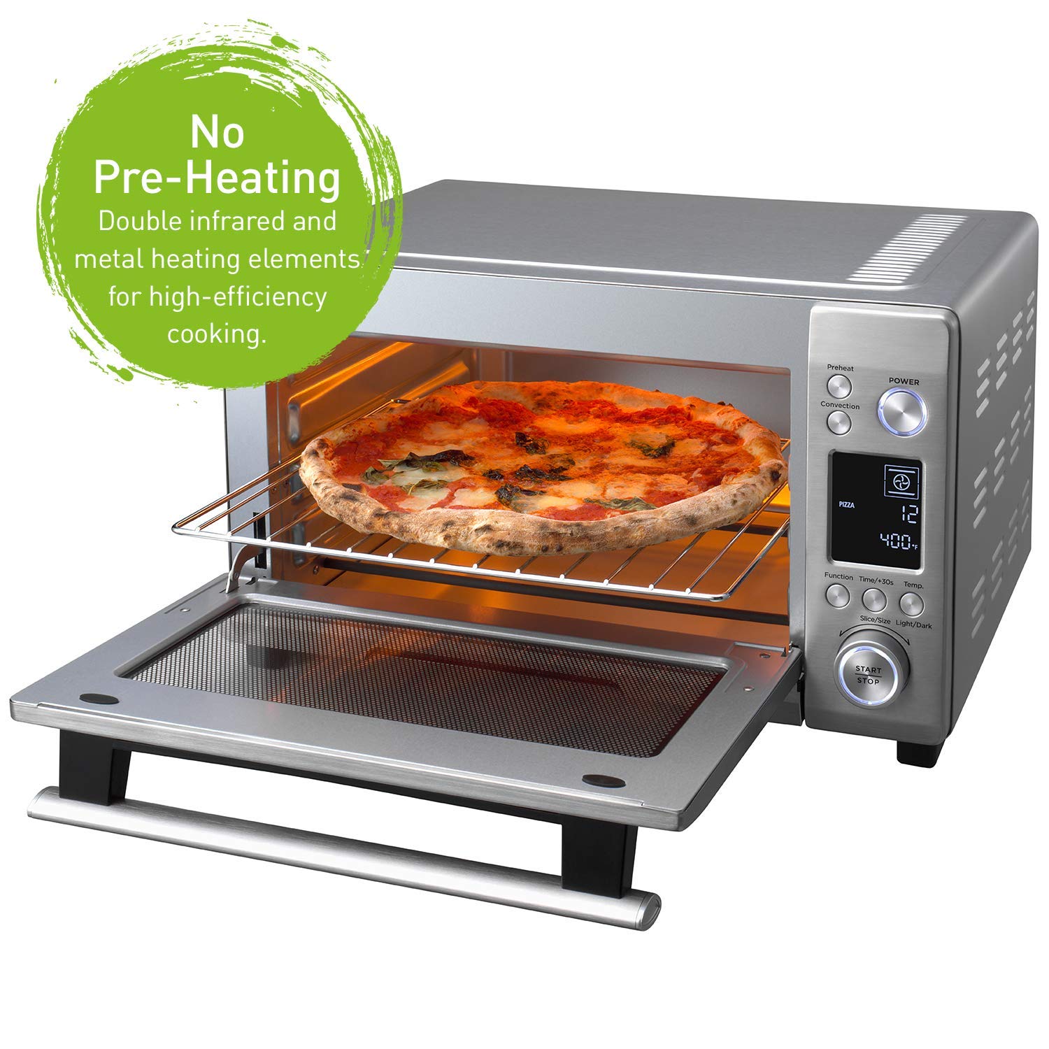 6 Slice Stainless Steel Toaster Oven