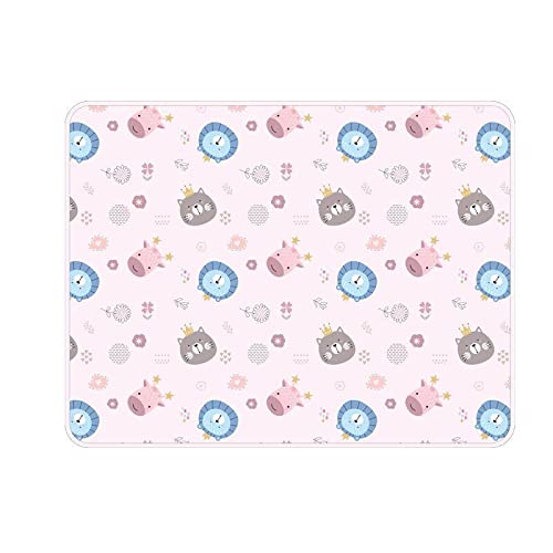 Baby Diaper Changing Pad Waterproof, BPA Free (Pink, Pack of 2), 72x88 cm, MH5040