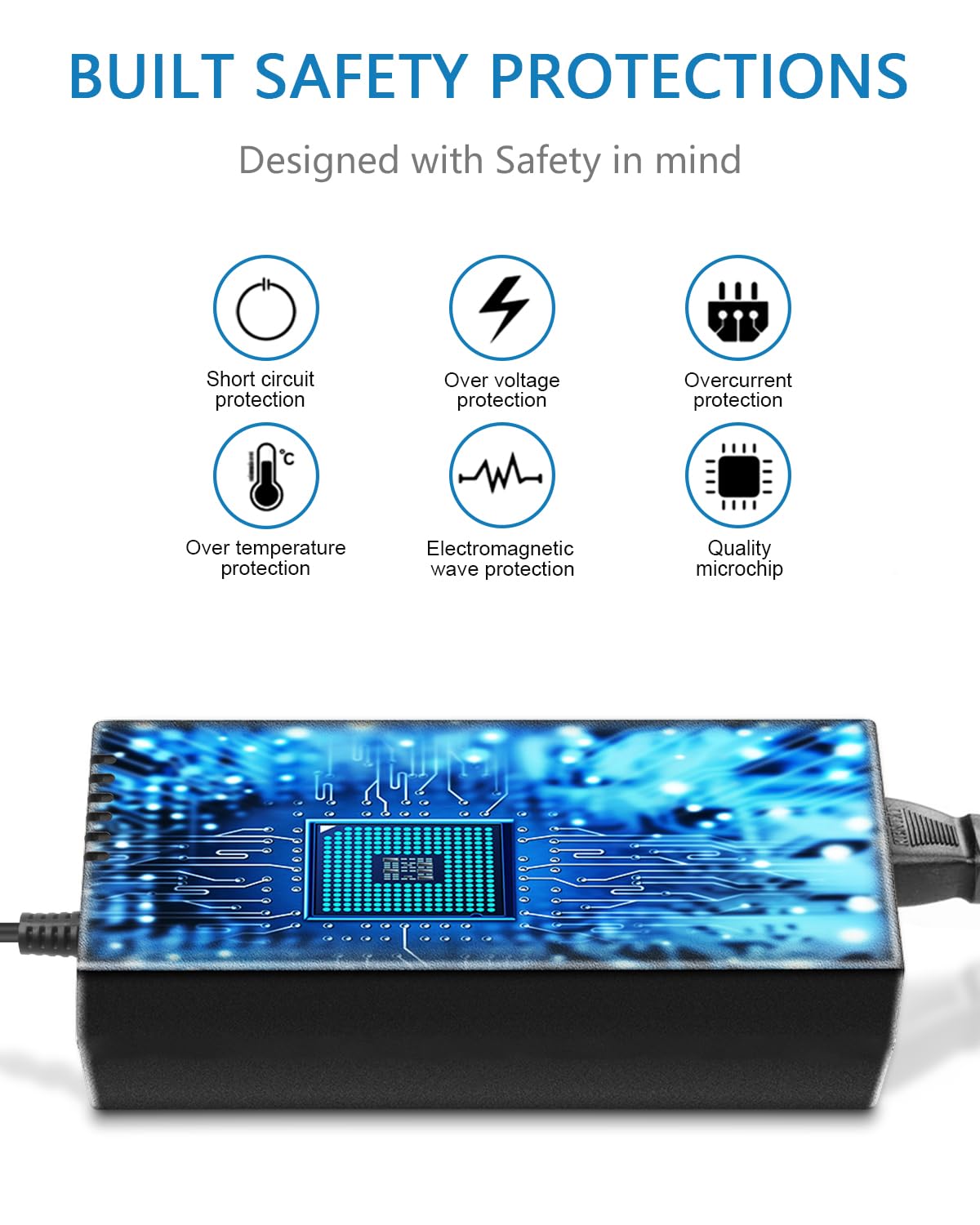 SHNITPWR 12V 3A 36W AC DC Power Supply Adapter 100V~240V AC to DC 12 Volt 3 Amp Converter Transformer LED Driver with 5.5x2.5mm Plug for 5050 3528 LED Strip 3D Printer CCTV Security System LCD Monitor