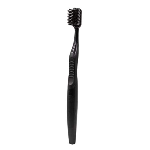 Ooak Toothbrush, Tapered V++Arc Soft Bristles Standard Brush Head 2 Pack - Black