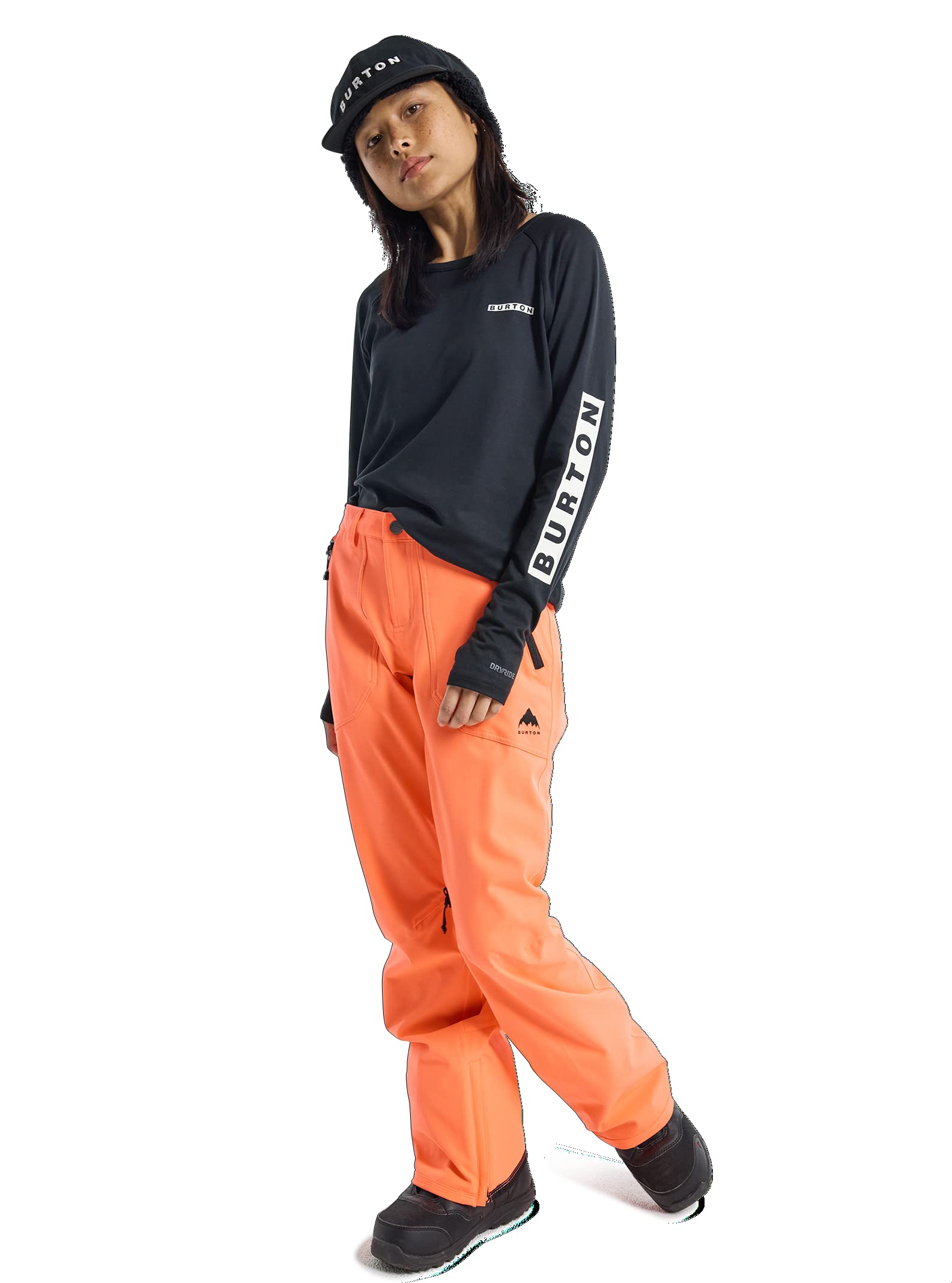 Burton Women's Vida 2L Pants, Tetra Orange, Medium
