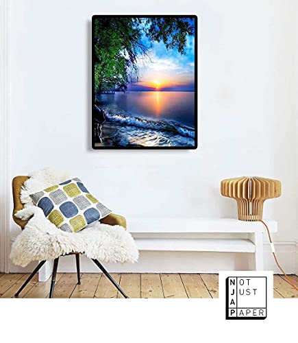 LVIITIS Beach Diamond Painting Kits for Adults Full Drill,Diamond Arts Dotz Beach Pictures Craft for Home Wall Decor 14x18 inch
