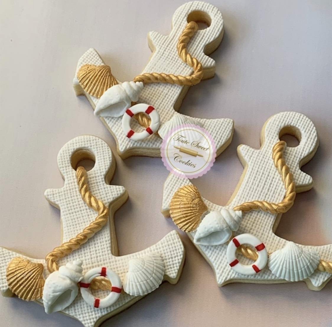 Anchor Cookie Cutter, 4.25" Made in USA by Ann Clark
