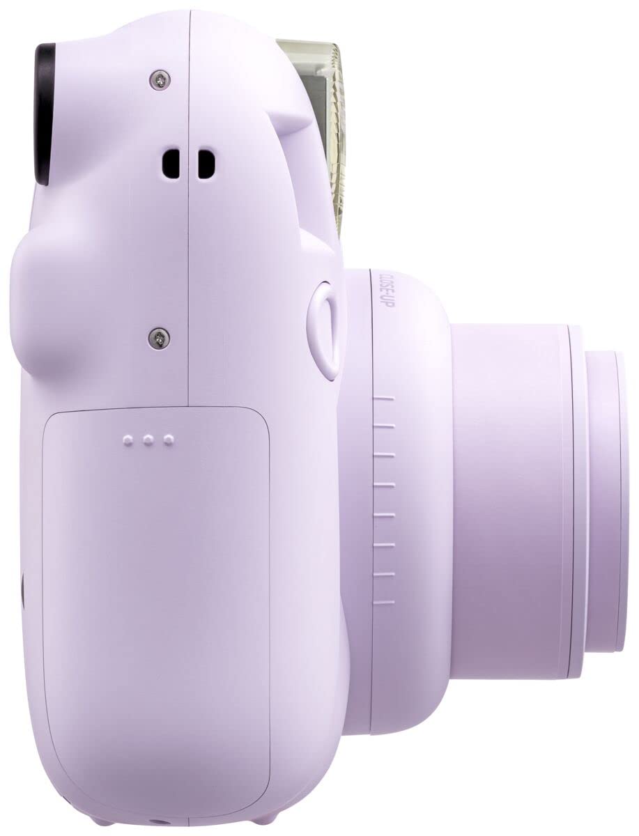 Fujifilm Instax Mini 12 Instant Film Camera (Lilac Purple) + Fuji Instax Film Value Pack – 30 Sheets + Protective Case – Instax Gift Bundle