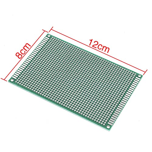 8X12 cm Double-Side Copper Prototype PCB 8x12 cm Universal Board for Arduino