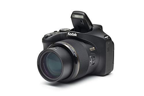 Kodak PIXPRO Astro Zoom AZ652-BK 20MP Digital Camera with 65X Optical Zoom and 3" LCD (Black) (Renewed)