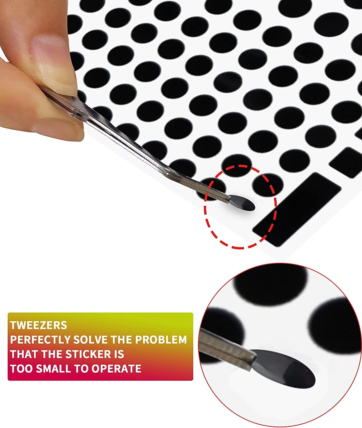 50-80% Light Dimming Stickers Original - LED Light Cover - Blocking 50-80% of LED Light / Light Dimming Sheets for Routers, Electronics, TV's, Game Consoles, Computers, Appliances and More, Black
