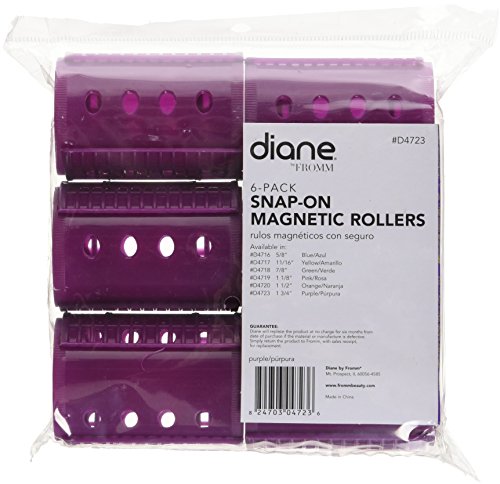 Diane Snap On Magnetic Roller, Purple, 1 3/4"