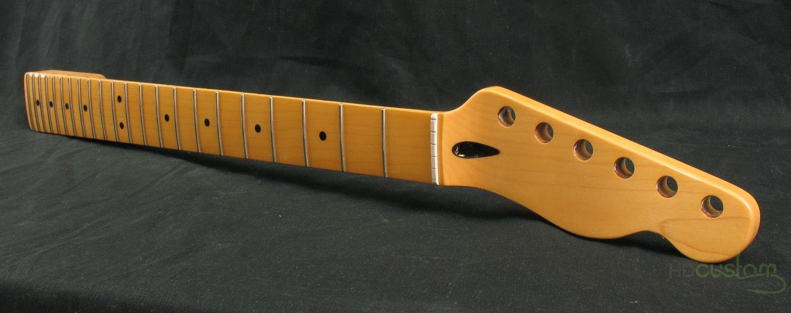 BMERES Mighty Mite Electric Guitar Neck - Telecaster Guitar Neck - Vintage Tint Maple