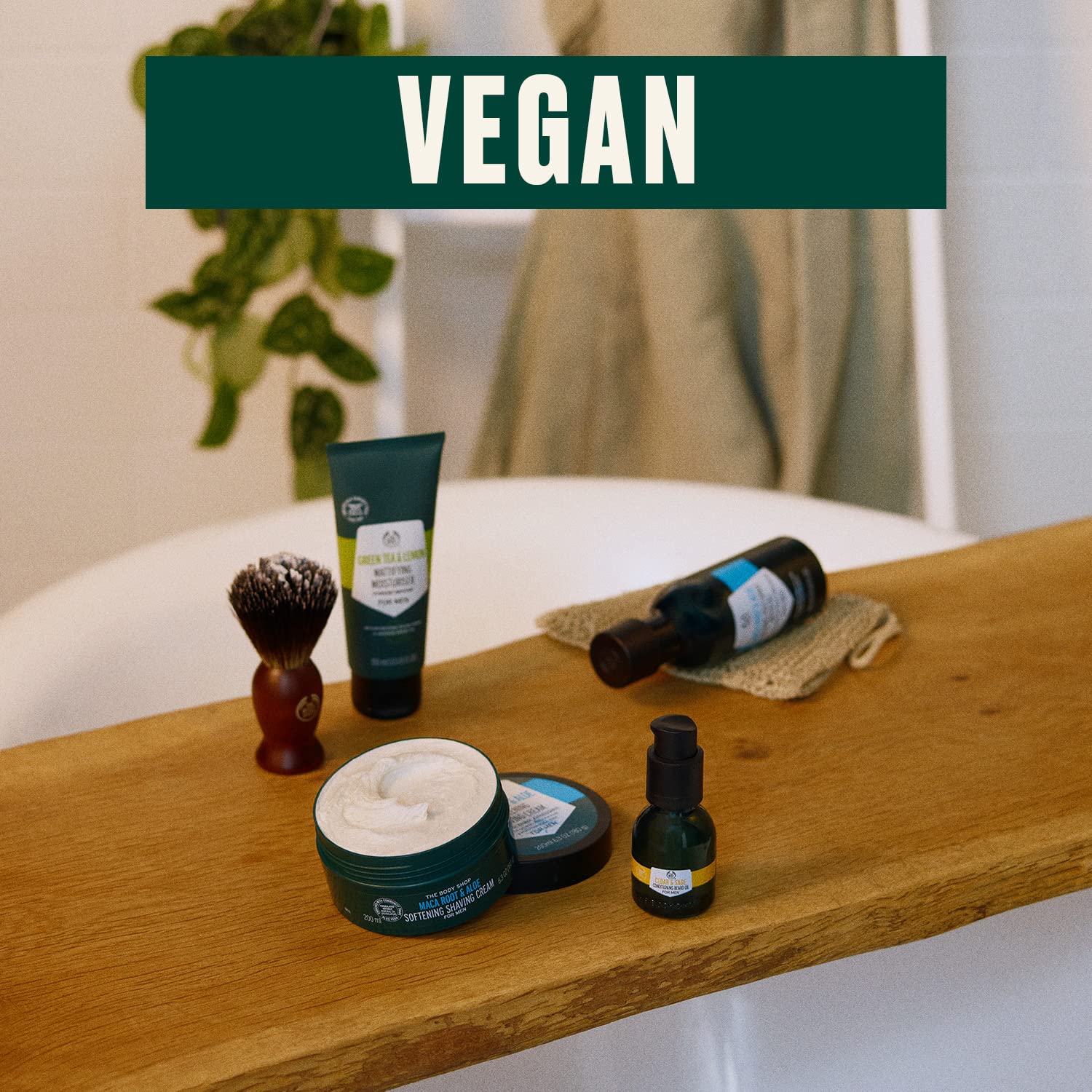 The Body Shop Maca Root & Aloe Post-Shave Water-Gel for Men – Calms & Soothes – Vegan – 5.4 oz