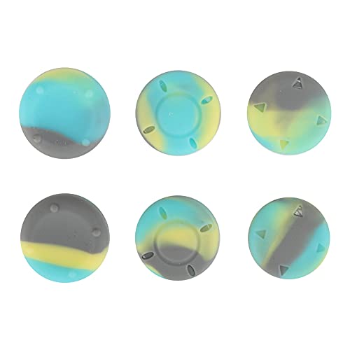 Button Cover, Ergonomic Game Controller Button Cover Heightening Elastic for Switch(Camouflage)